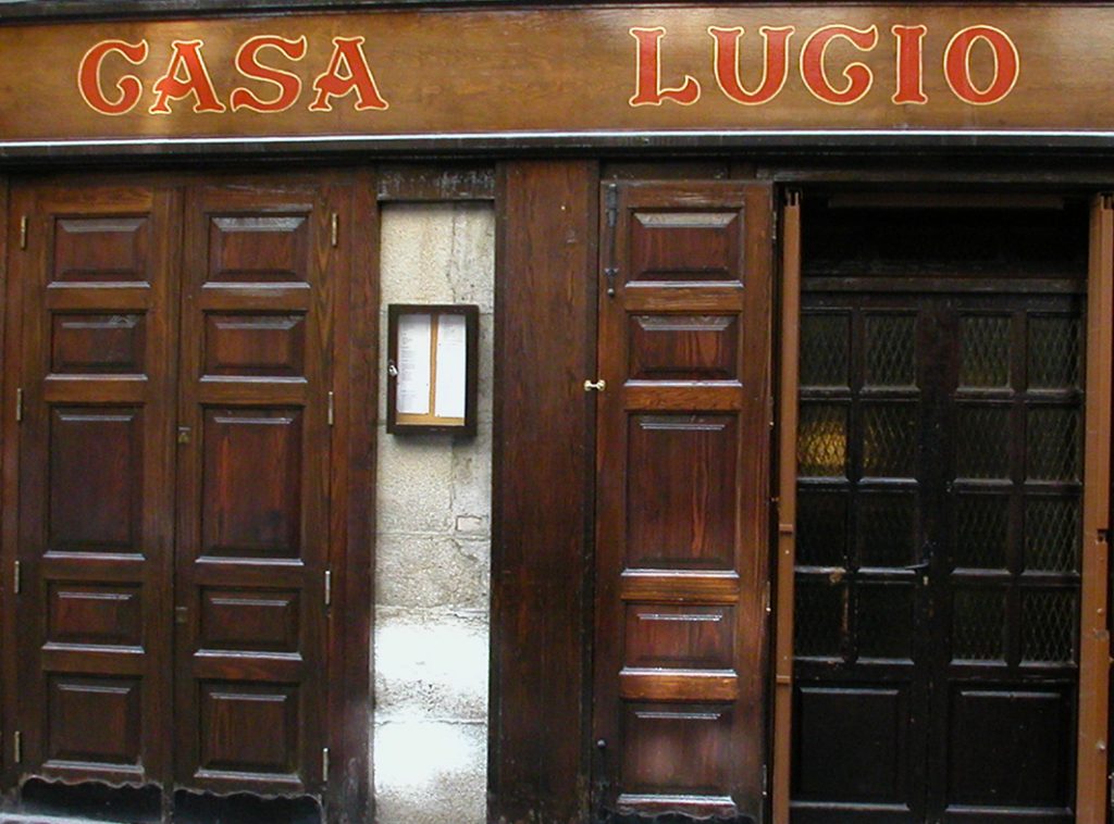 RESTAURANTE CASA LUCIO (MADRID) - Lugares con Estrella